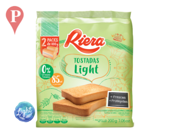 Tostadas de Mesa Riera Light 200g – Punto de Venta