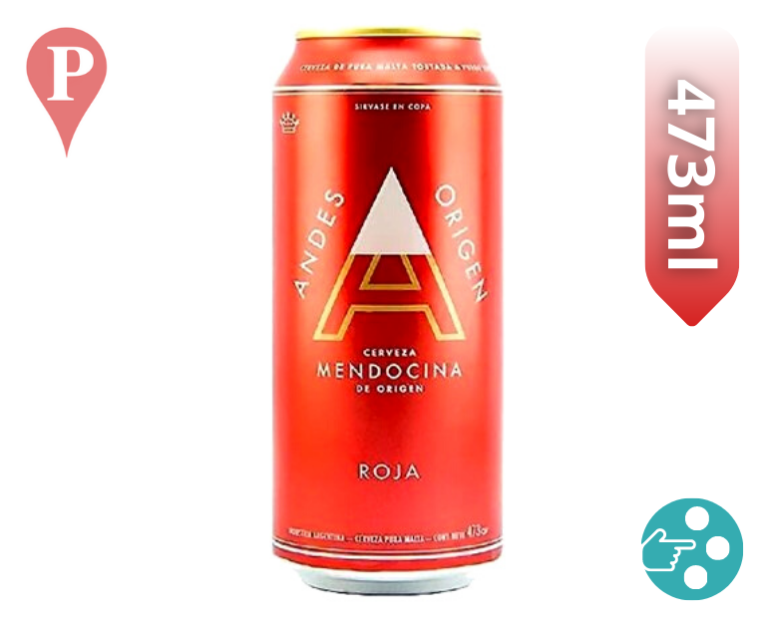 Cerveza Andes Origen Roja Lata 473ml – Punto de Venta