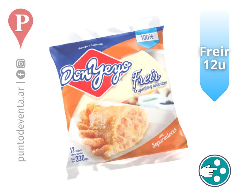 Tapas de Empanadas Don Yeyo 12u – Punto de Venta